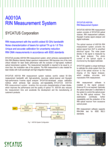 RIN 测试系统 | 产品 | SYCATUS