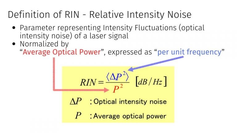 Do you know what Relative Intensity Noise is and how to measure it ...